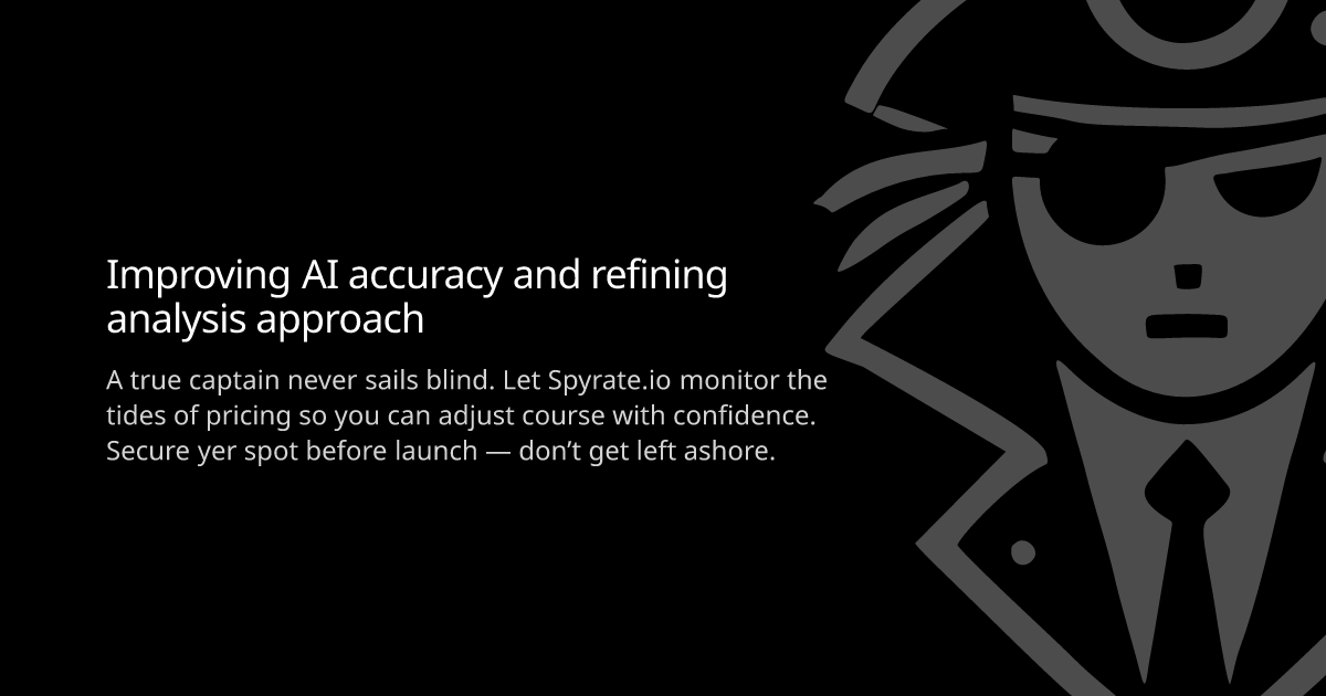Improving AI accuracy and refining analysis approach